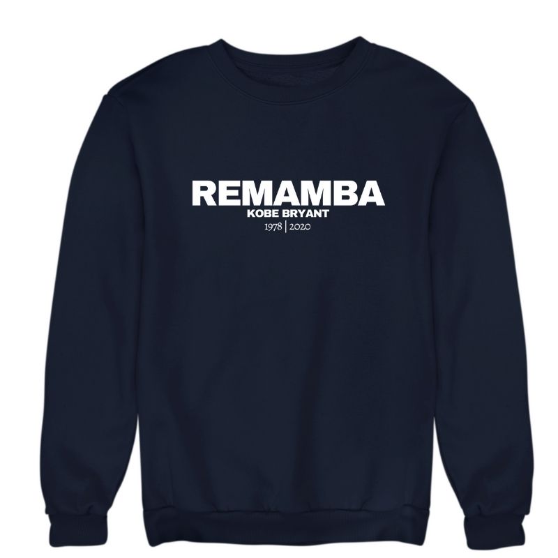 Sweatshirt KOBE BRYANT "REMAMBA" | Sweat A Col Rond Basket Ball Femme ...