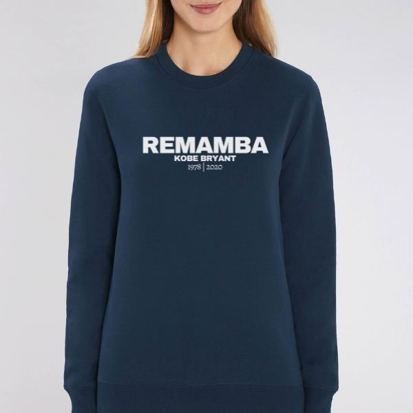 Sweatshirt KOBE BRYANT "REMAMBA" | Sweat A Col Rond Basket Ball Femme ...