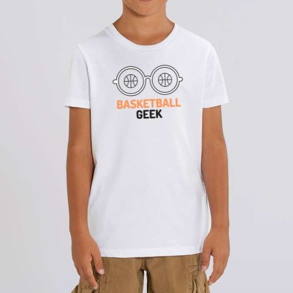 T Shirt "BasketBall Geek" | Tee-shirt Basket Enfant Garçon Basketteur ...